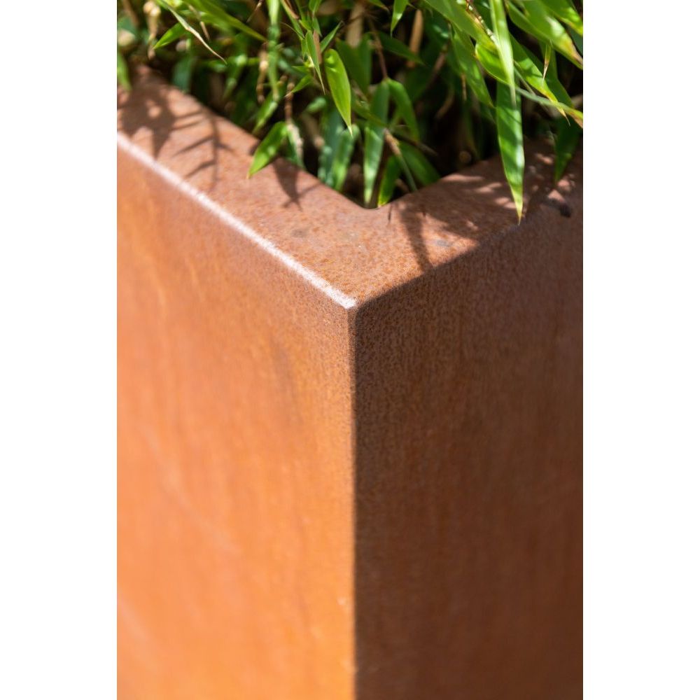 Geroba vierkante plantenbak Artesa B15 1400x1400x800mm - Cortenstaal ...