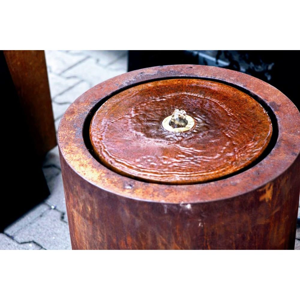 Geroba watertafel rond Taula RCA2 1000x700mm - Cortenstaal ...