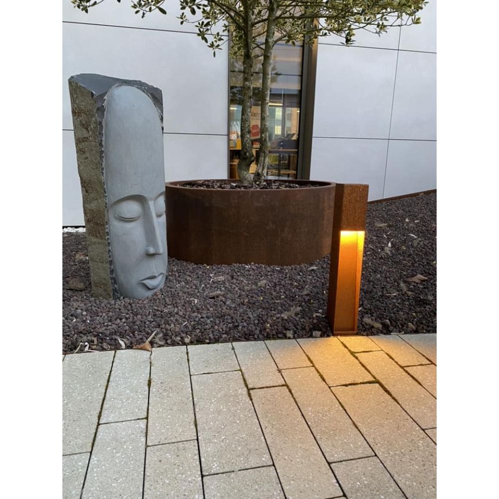Geroba tuinlamp Argia C2 600mm - Cortenstaal - Tuinkasdirect.nl