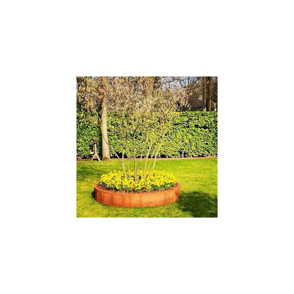 Geroba boomring ROEDG6 2000x2000x290mm - Cortenstaal - Tuinkasdirect.nl