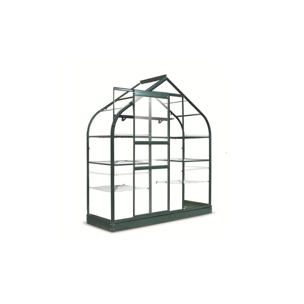 Halls muurkas Wallgarden 42, groen gecoat - Tuinkasdirect.nl